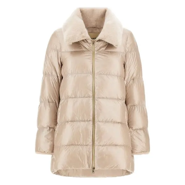 Herno Light Beige Down Jacket - Cream