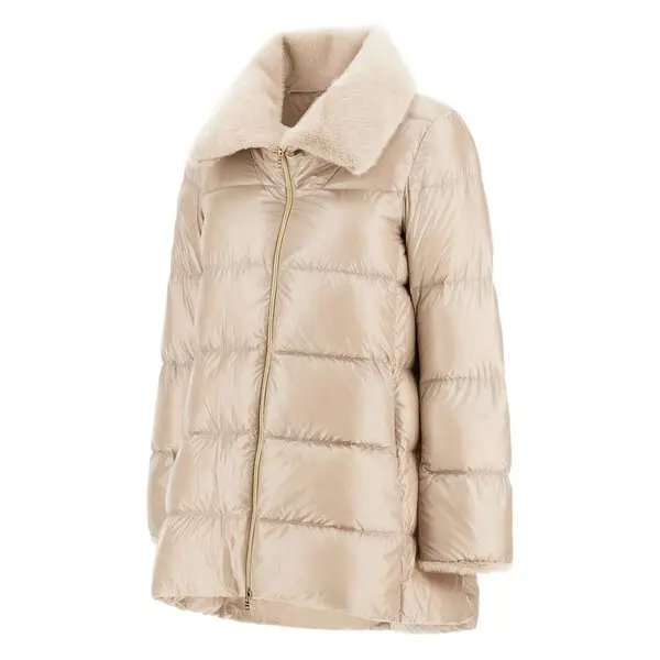 Herno Light Beige Down Jacket - Cream