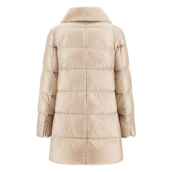 Herno Light Beige Down Jacket - Cream