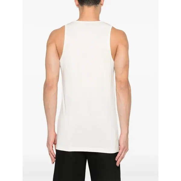 LEMAIRE Ribbed Cotton Tank Top - Cream