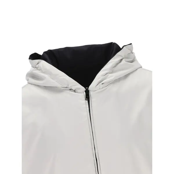 Herno Reversible Hooded Zip-up Jacket - Blue