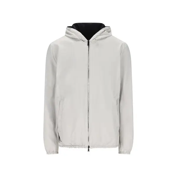 Herno Reversible Hooded Zip-up Jacket - Blue