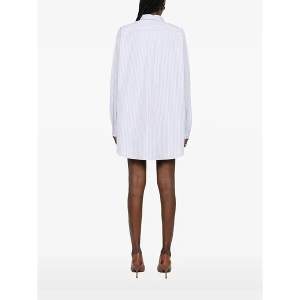 Prada Cotton Striped Zip-up Shirt