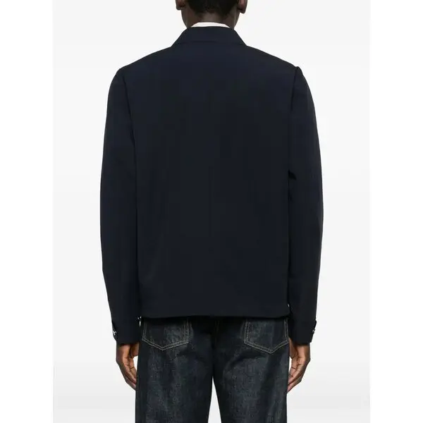 Herno Long Sleeve Buttoned Shirt Jacket - Black