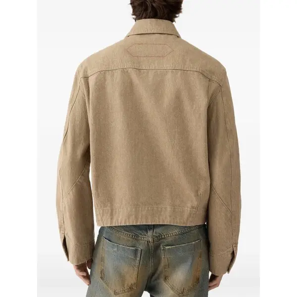 Jacquemus Cotton Shirt Jacket - Cream