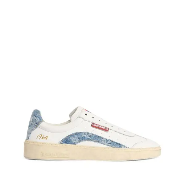 Dsquared2 Low-top Sneakers With Panelled Detail And Distressed Effect