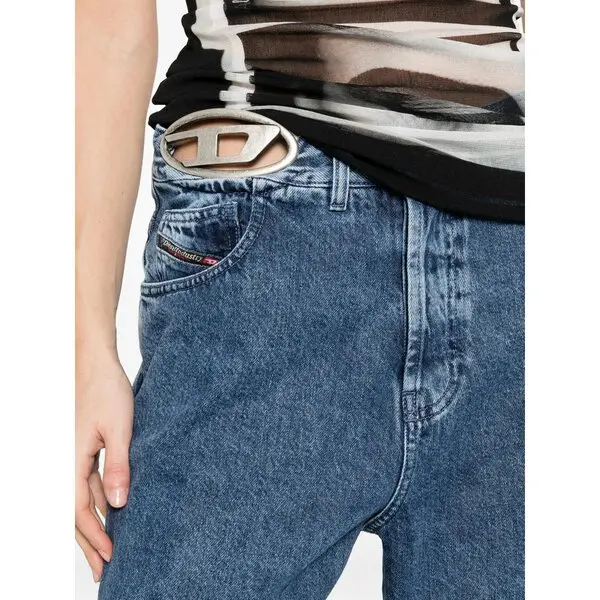 DIESEL® Wide-leg Denim Jeans - Blue