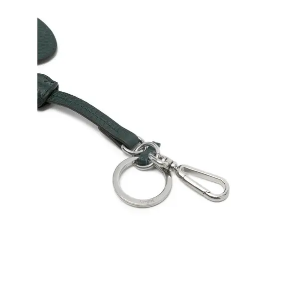 Mulberry Turtle Design Leather Keychain
