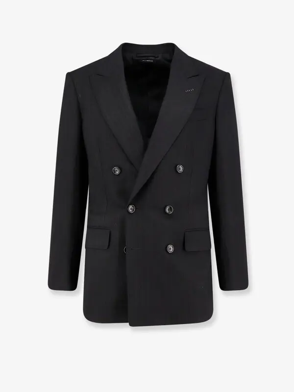TOM FORD Atticus Wool Blazer - Black