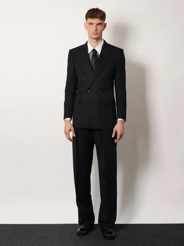 TOM FORD Atticus Wool Blazer - Black