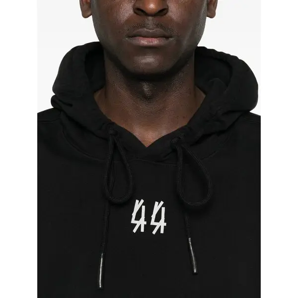 44 LABEL GROUP Cotton Sleeveless Hooded Sweatshirt