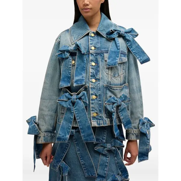 GANNI Embellished Denim Jacket