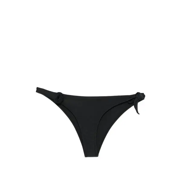Coperni Bikini Bottoms With Rosette Detail - Black