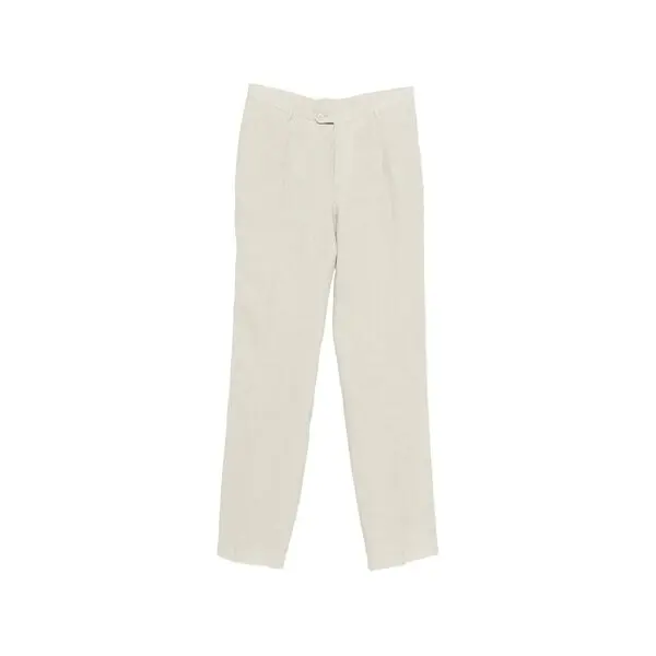 Etro Linen Tailored Trousers - Cream