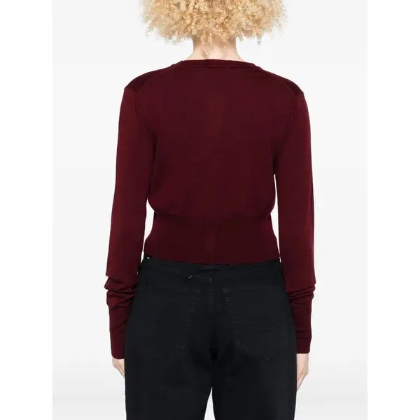 VIVIENNE WESTWOOD Orb Emblem Button Front Cardigan - Red