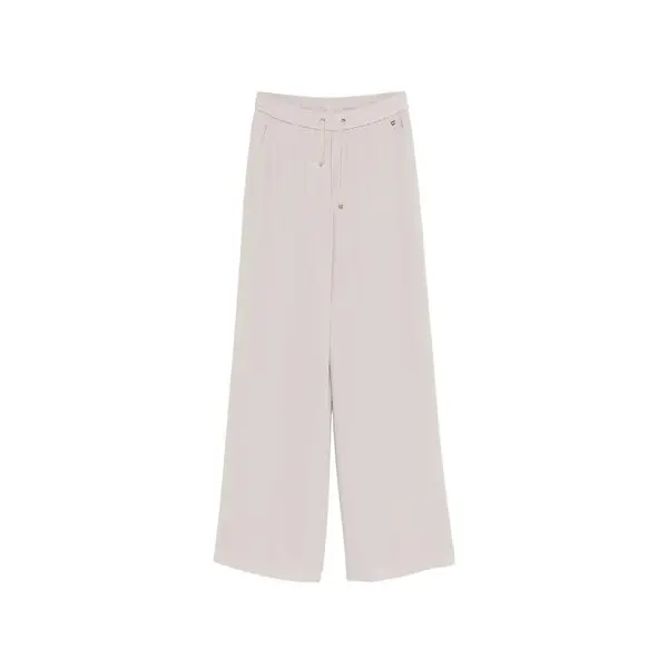 Herno High-waisted Trousers - Cream