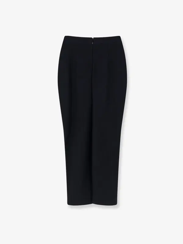 Givenchy Draped Midi Skirt - Black