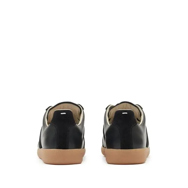 MAISON MARGIELA Low-top Trainers With Paint Splatter Detail - Black