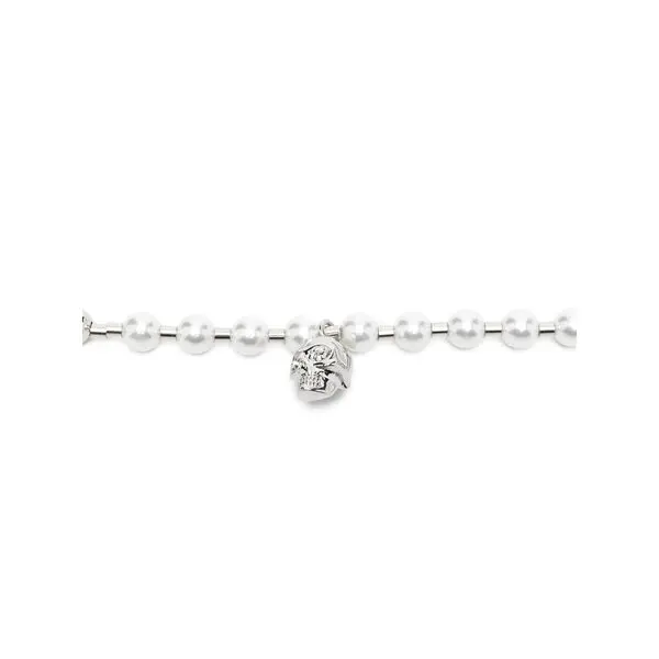 Alexander McQueen Embellished Skull Charm Belt