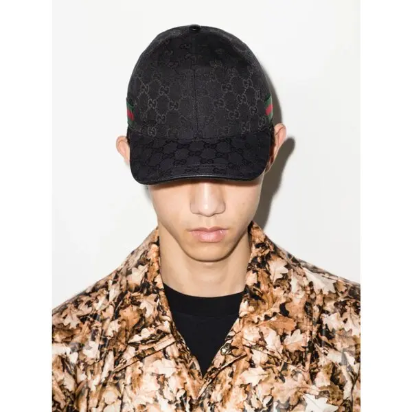 Gucci Gg Canvas Baseball Cap - Black