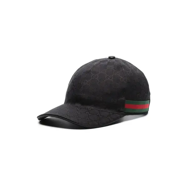 Gucci Gg Canvas Baseball Cap - Black