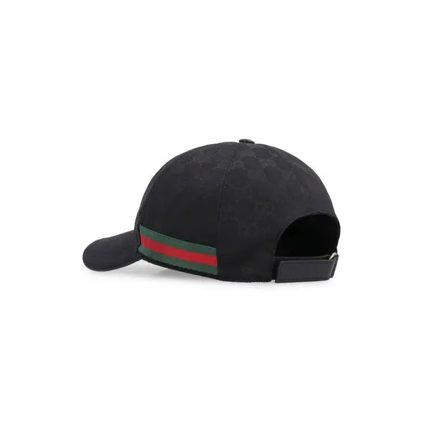 Gucci Gg Canvas Baseball Cap - Black