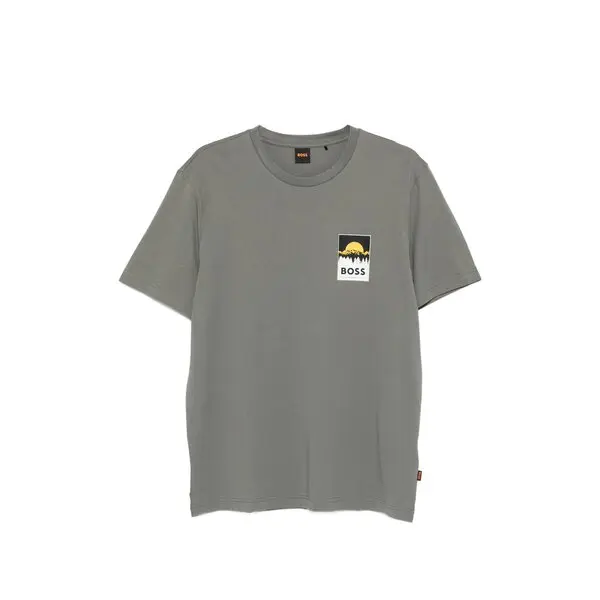 BOSS Grey T-shirts & Vests T-shirts