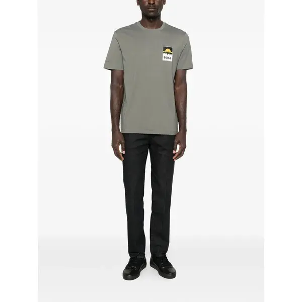 BOSS Grey T-shirts & Vests T-shirts
