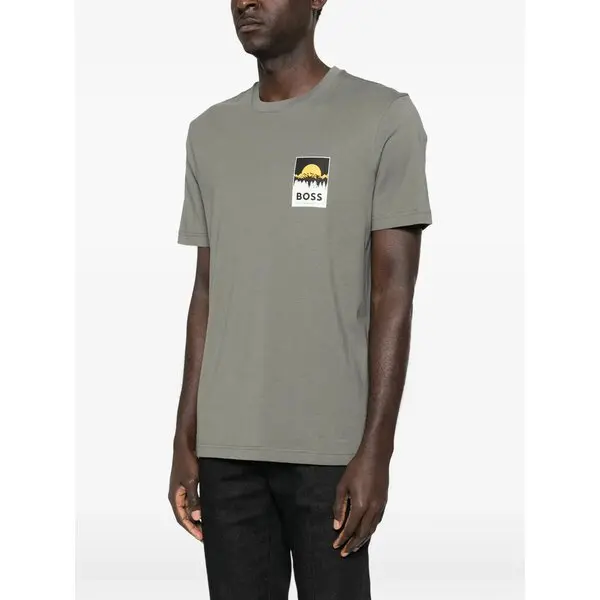 BOSS Grey T-shirts & Vests T-shirts