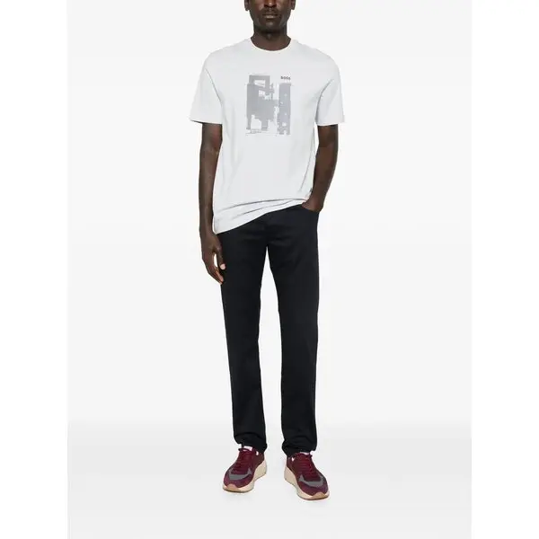 BOSS Grey T-shirts & Vests T-shirts - Gray