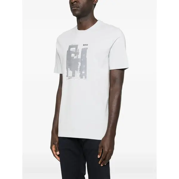 BOSS Grey T-shirts & Vests T-shirts - Gray