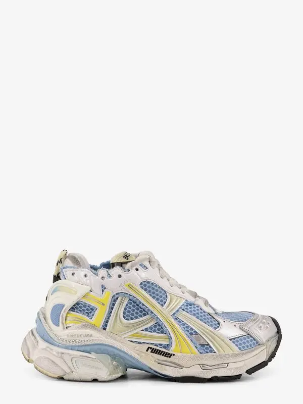 Balenciaga Low-top Runner Mesh Sneakers - Multicolor