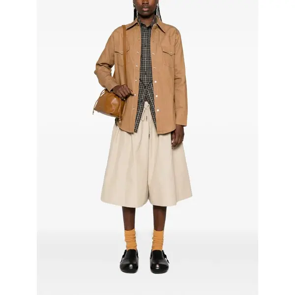 A.p.c. Cotton Button-up Shirt With Chest Pockets