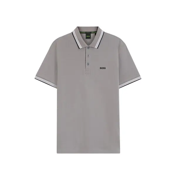 BOSS Grey Polo Shirts