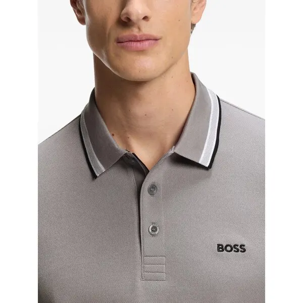 BOSS Grey Polo Shirts