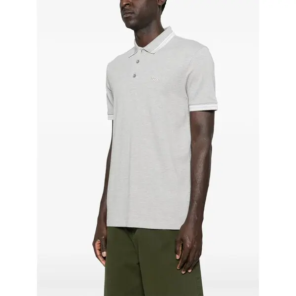 BOSS Grey Polo Shirts