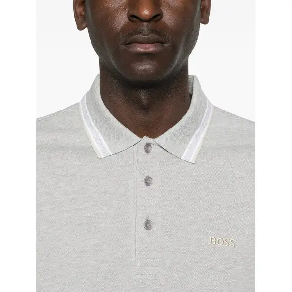 BOSS Grey Polo Shirts