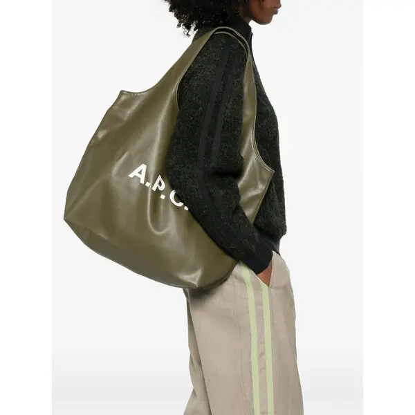 A.p.c. Shoulder Bag With Logo Detail