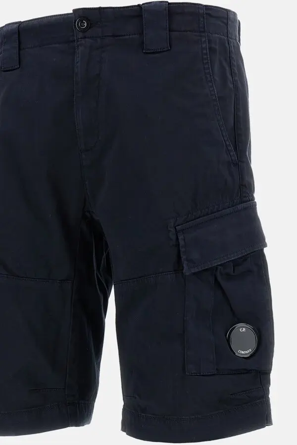 C.P. COMPANY Stretch Sateen Cargo Lens Shorts - Multicolor