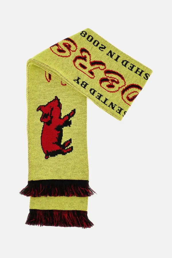 JW Anderson Piglet Football Scarf