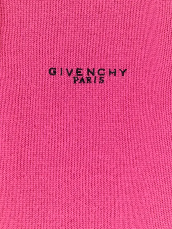 Givenchy Wool And Cashmere Polo Shirt - Pink