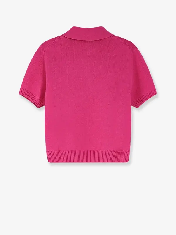 Givenchy Wool And Cashmere Polo Shirt - Pink