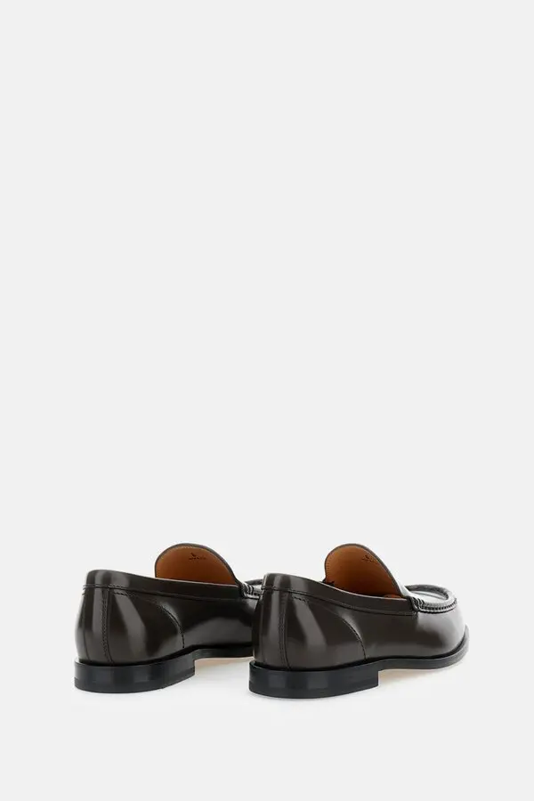 TOD'S Calfskin Leather Slipper Loafers