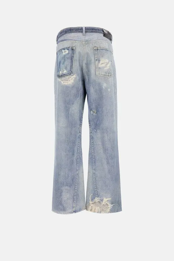 Our Legacy Third Cut Digital Denim Jeans - Multicolor