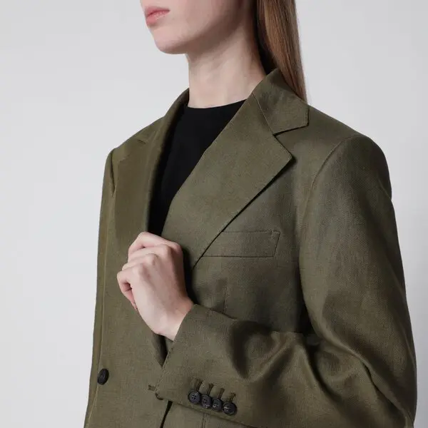 Tagliatore Linen Single-breasted Blazer