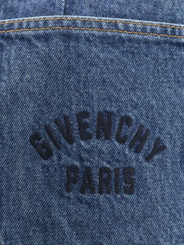 Givenchy Denim Mini Skirt - Multicolor