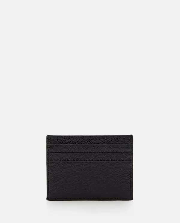 Thom Browne Black Leather Cardholder