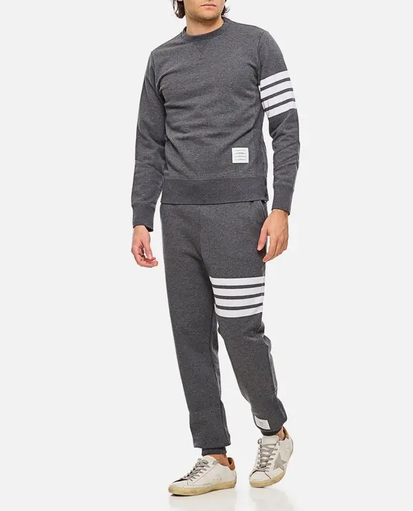 Thom Browne Classic Sweatpant In Classic Loopback W/ Engineered Bar