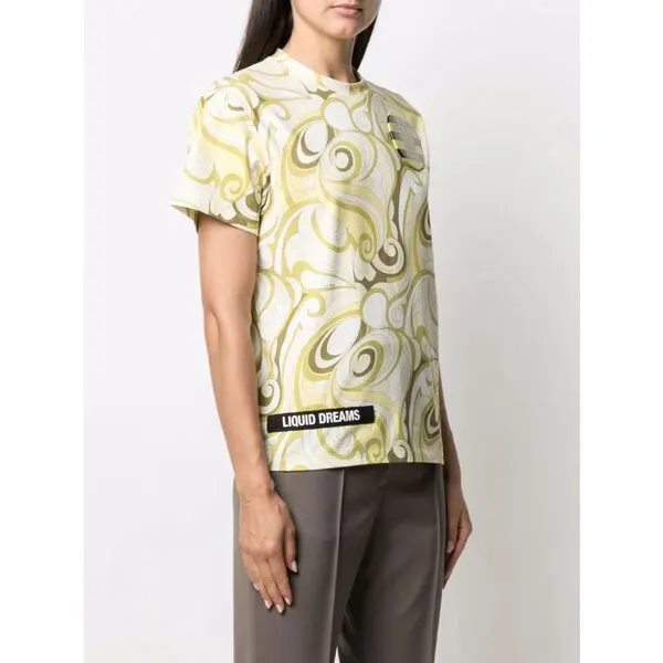 Raf Simons Abstract Pattern Cotton-blend T-shirt