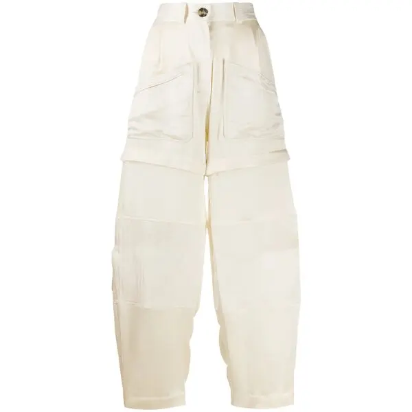 LANVIN Tapered Wide-leg Trousers